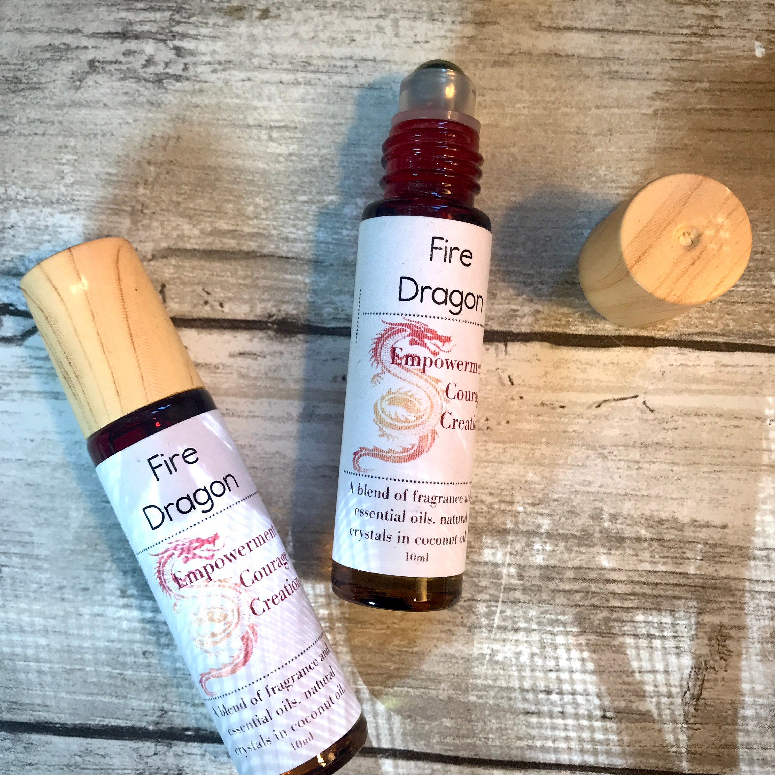 Fire Dragon Roll on Oil Confidence Courage Creativity 10ml - Etsy
