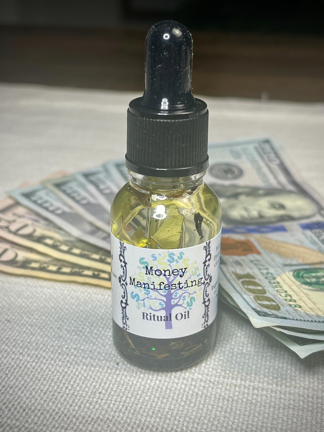 Money Manifesting Oil | Prosperity Drawing Ritual Oil | 15ml Individual ...