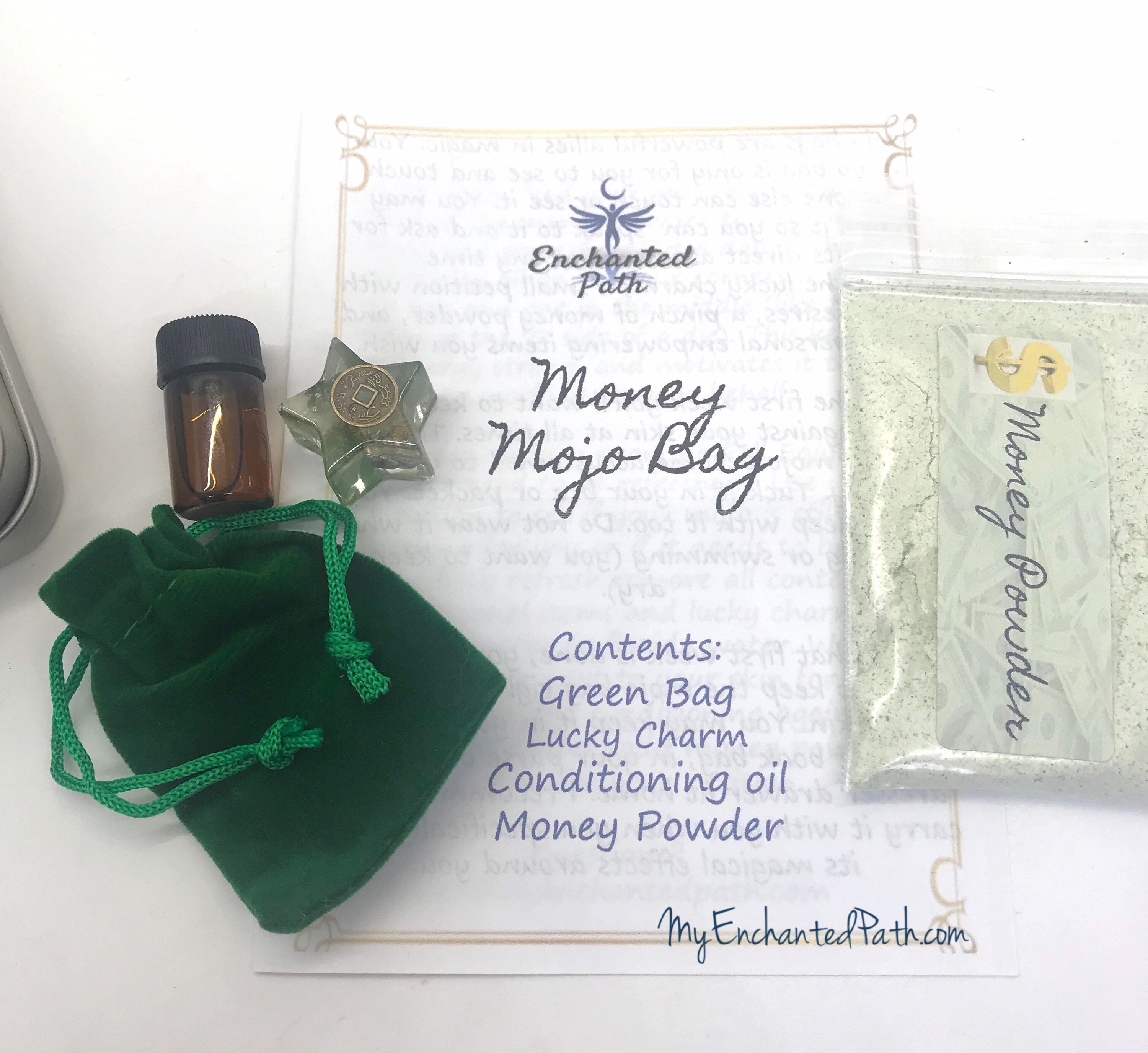 Money Mojo Bag Money Manifest Spell Cash Kit Novelty | Etsy