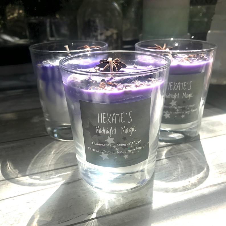 Hekate Candle | Goddess Candle | Moon Magic - Etsy