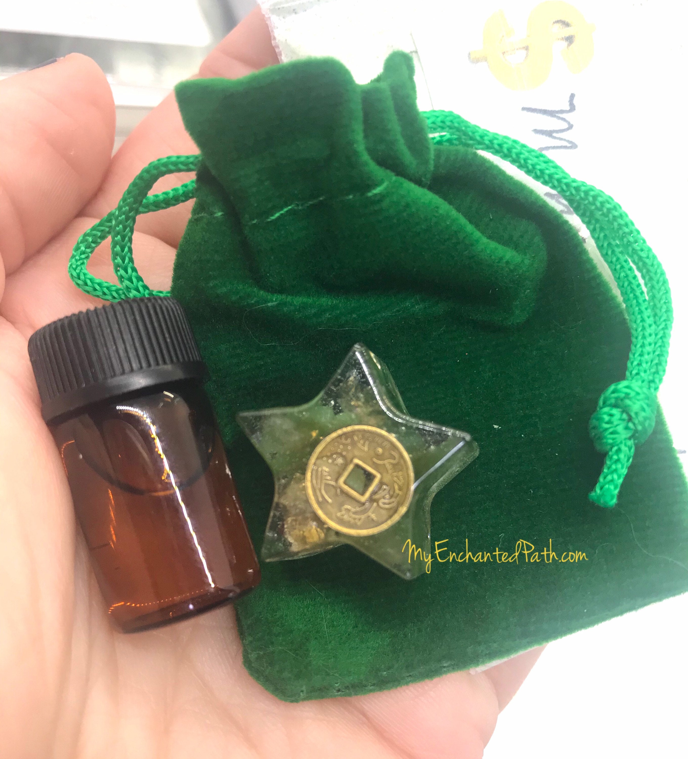 Money Mojo Bag Money Manifest Spell Cash Kit Novelty - Etsy