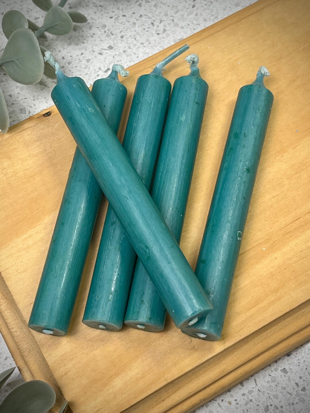 Classic 4 Inch Green Ritual Chime Candles, Pack of 5 - Etsy
