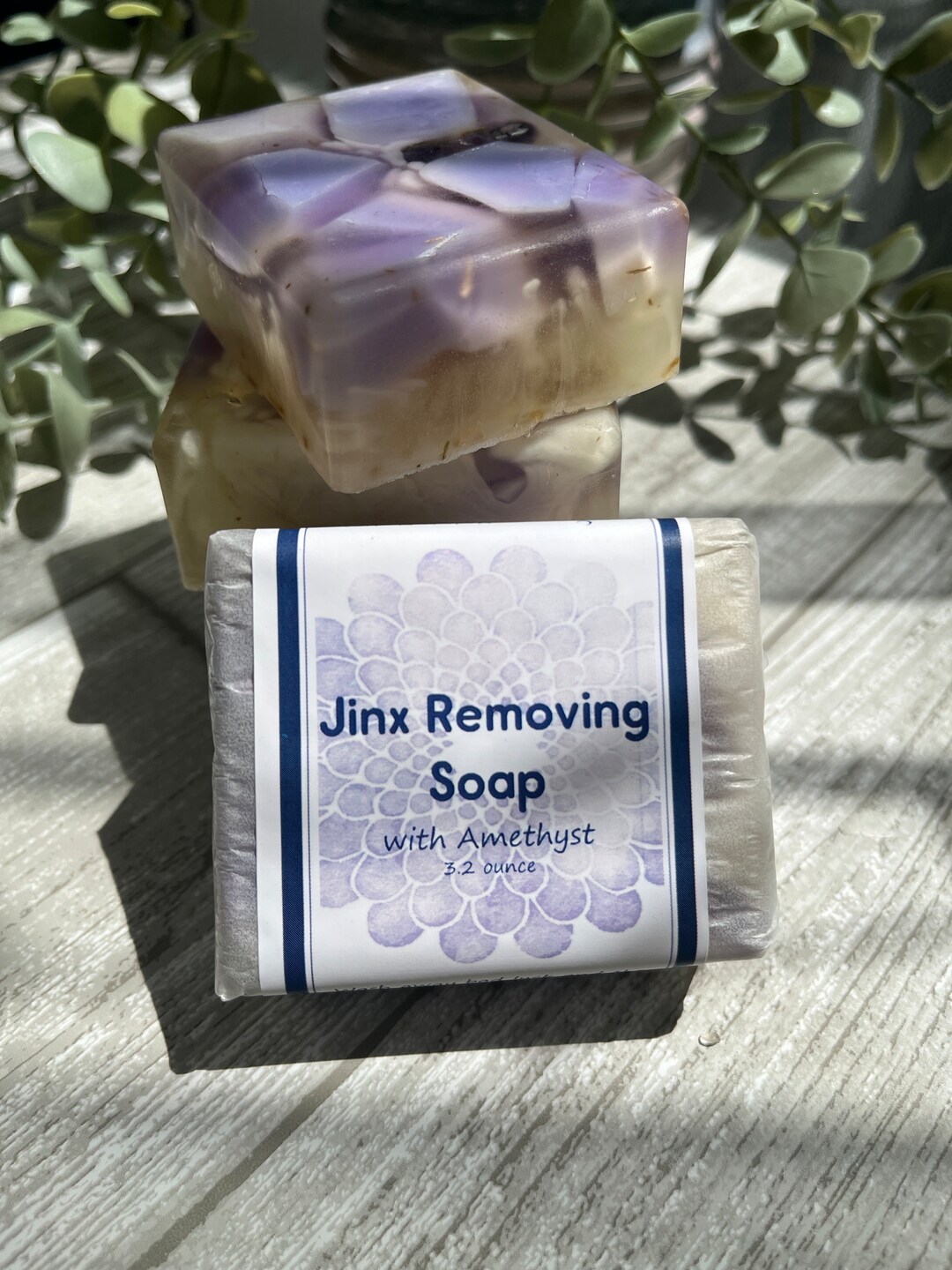 Jinx Removing Soap With Amethyst Crystal: Uncrossing Ritual, Handmade ...