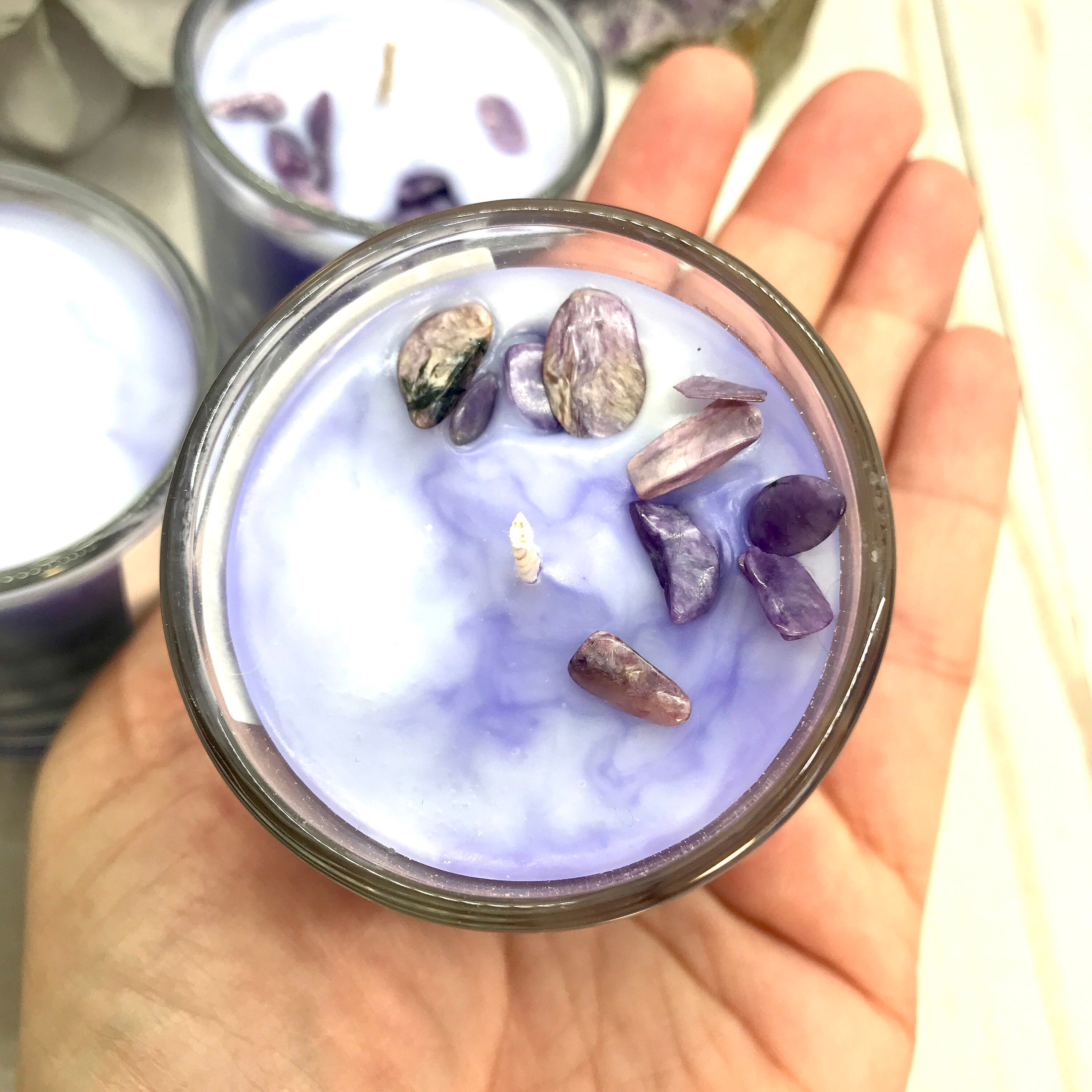 St. Germain’s Violet Flame Candle | Protection and Empowerment ...