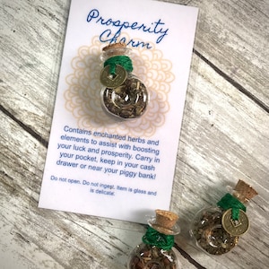 Lucky Money Charm | Prosperity Mojo | Sold Individually - Etsy