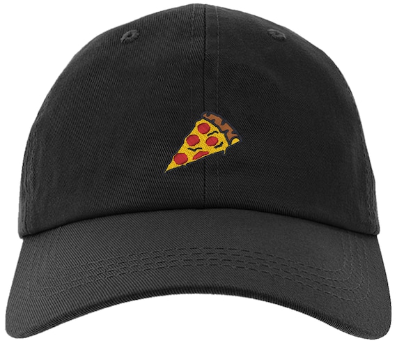 Pizza Slice Cap Pepperoni Pizza Embroidered Baseball Hat | Etsy