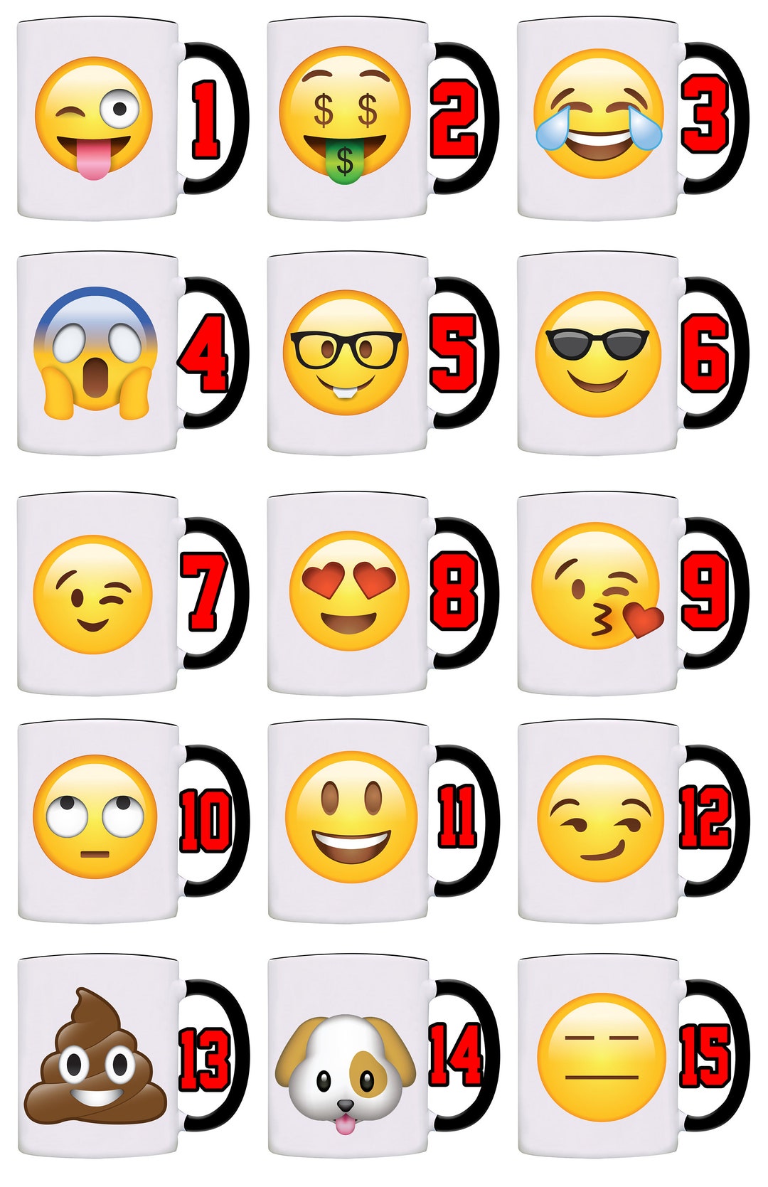 Popular Text Message Faces Coffee Mugs - Etsy