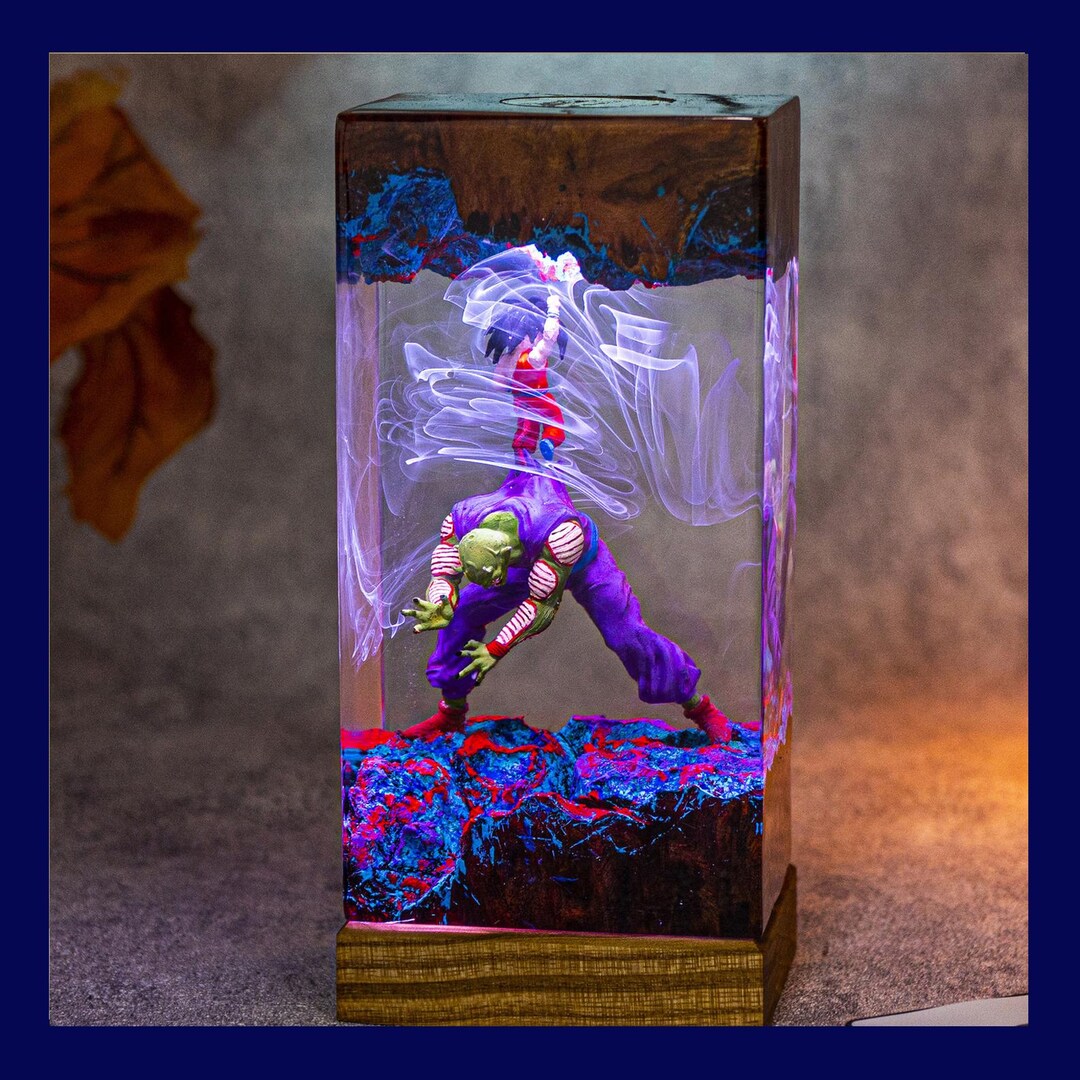 Piccolo Gohan Resin Lamp, LED Anime Night Light, Premium Handcrafted ...