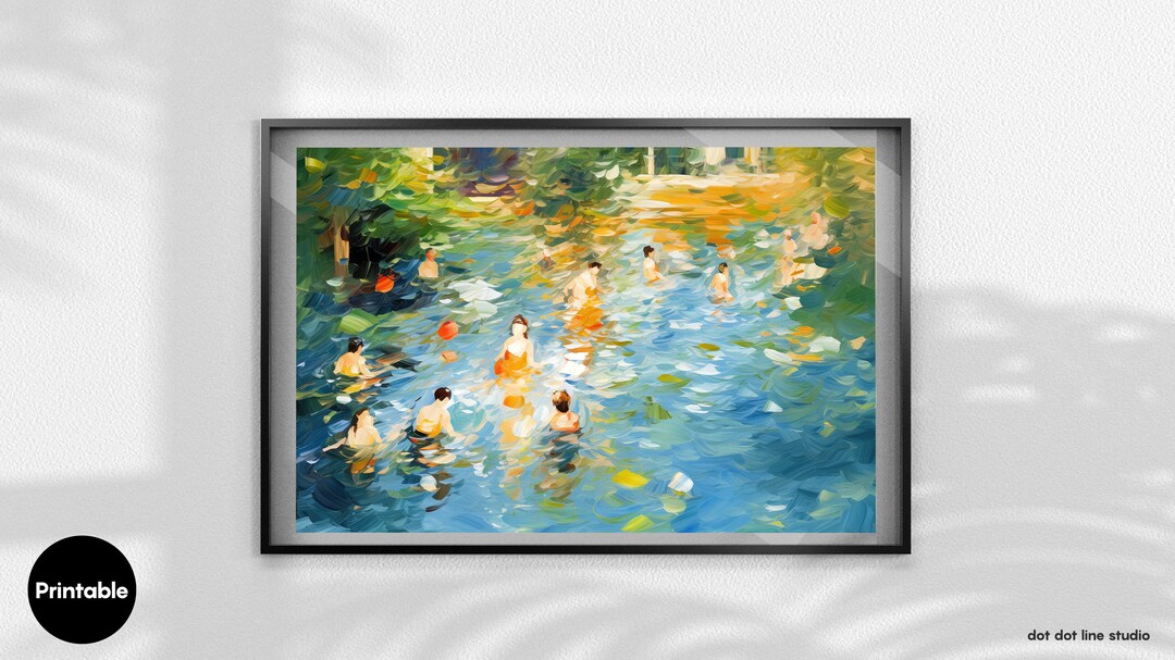 Summer Life Impressionism Printable Poster, Impressionism Landscape ...