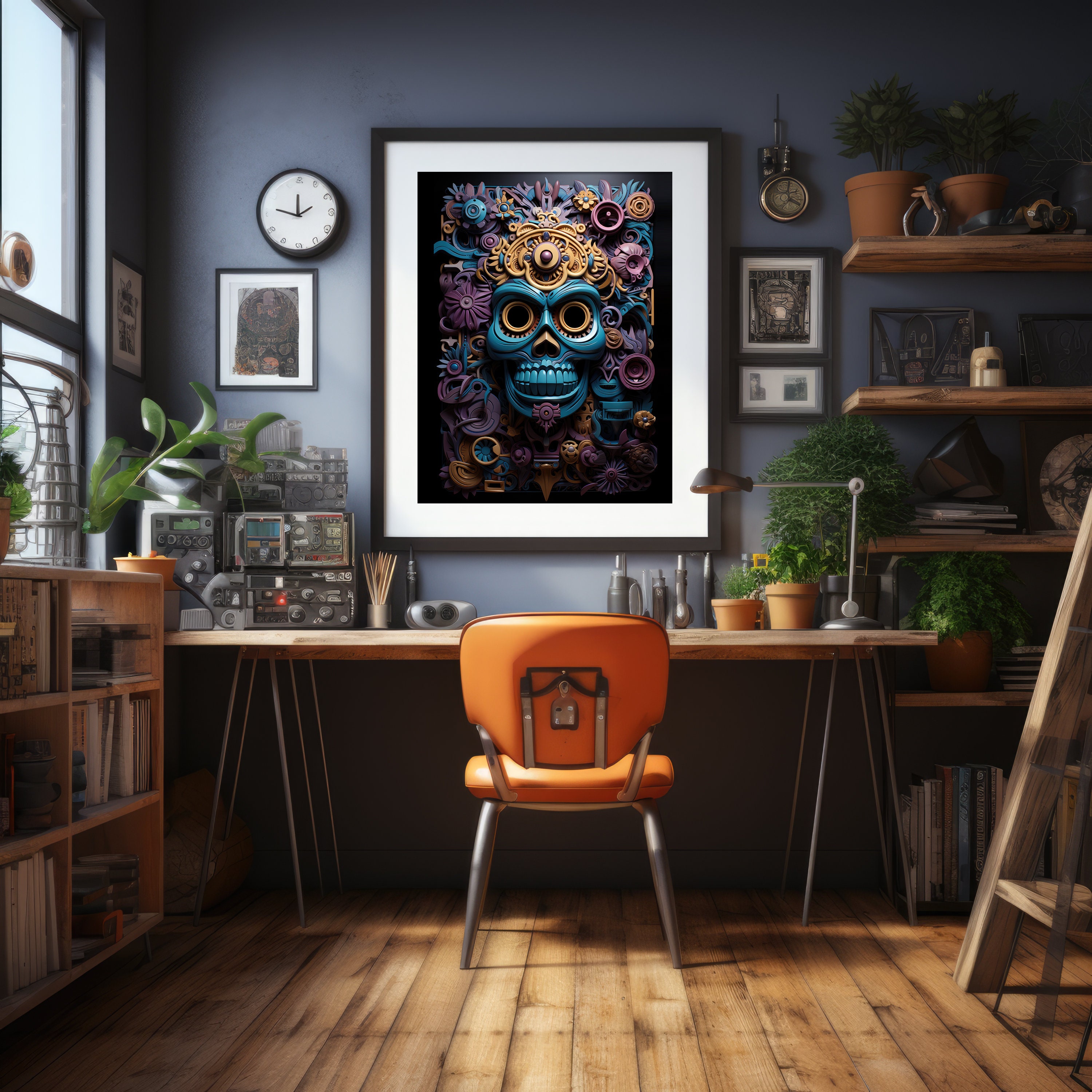 Mexican Calaveras Printable Poster Skull Poster Mexican - Etsy