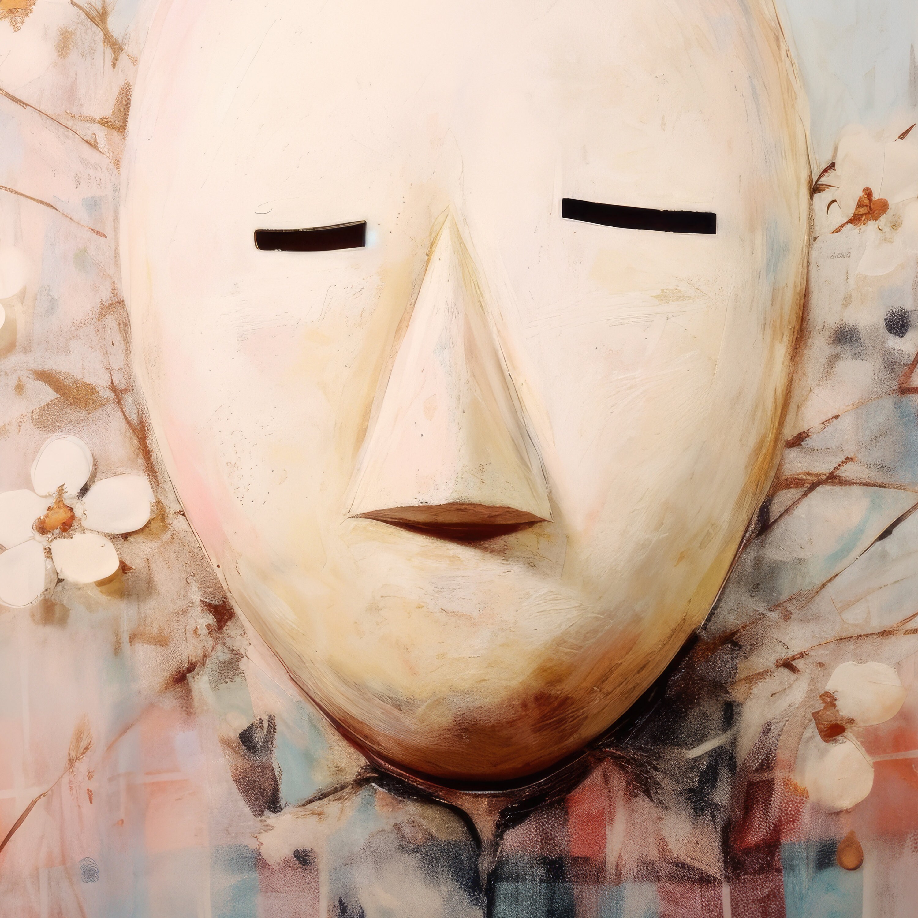 Creepy Mask Printable Poster, Mask Poster, Mask Art, Mask Portrait ...