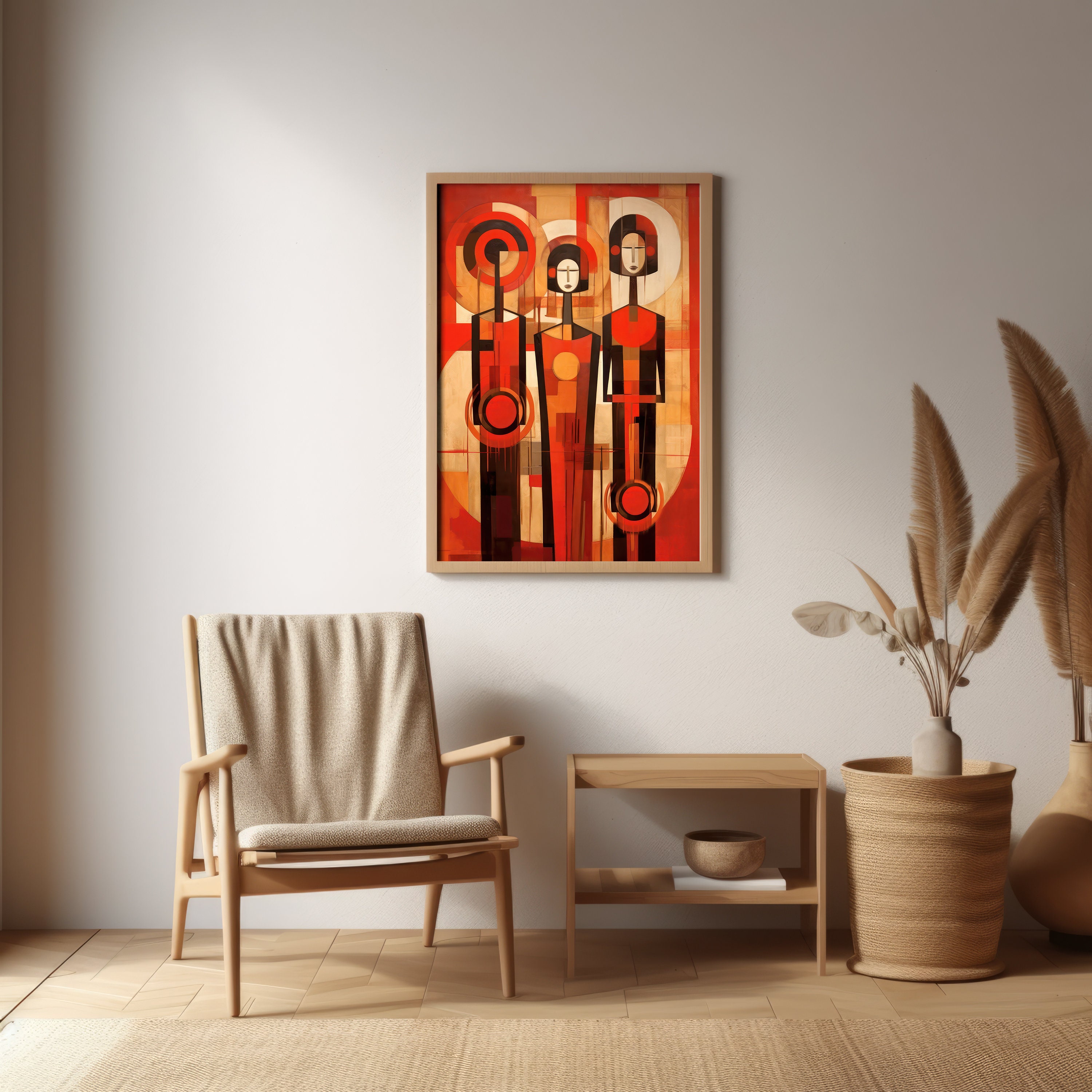 Printable Abstract African Wall Art, Printable African Wall Art ...
