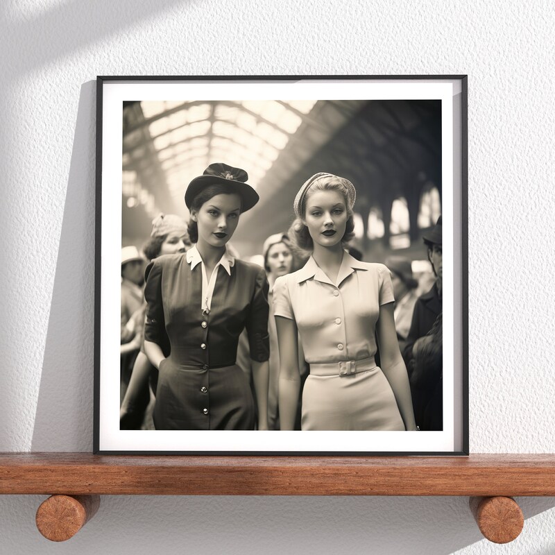 Mature Vintage Woman Photo - Etsy
