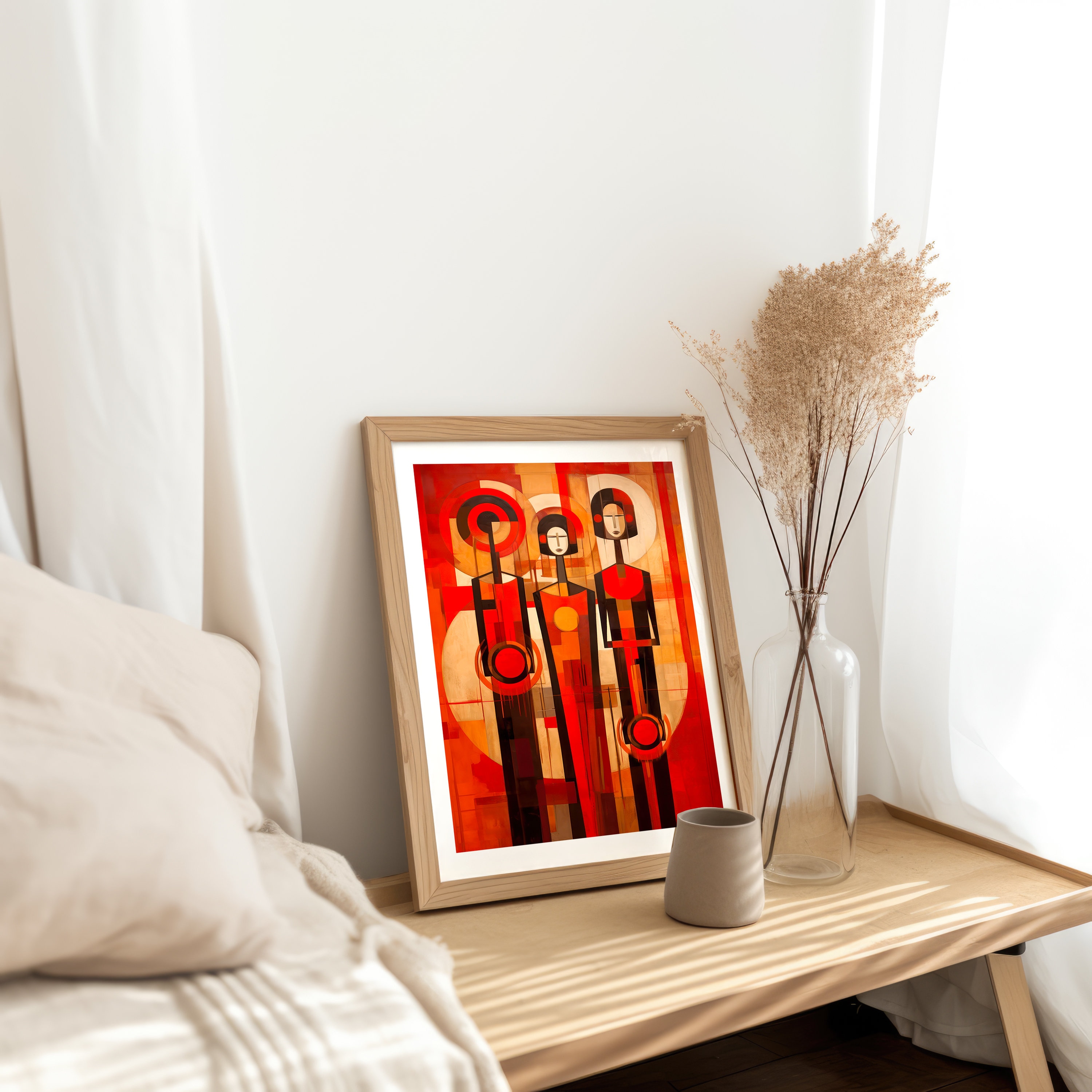 Printable Abstract African Wall Art, Printable African Wall Art ...