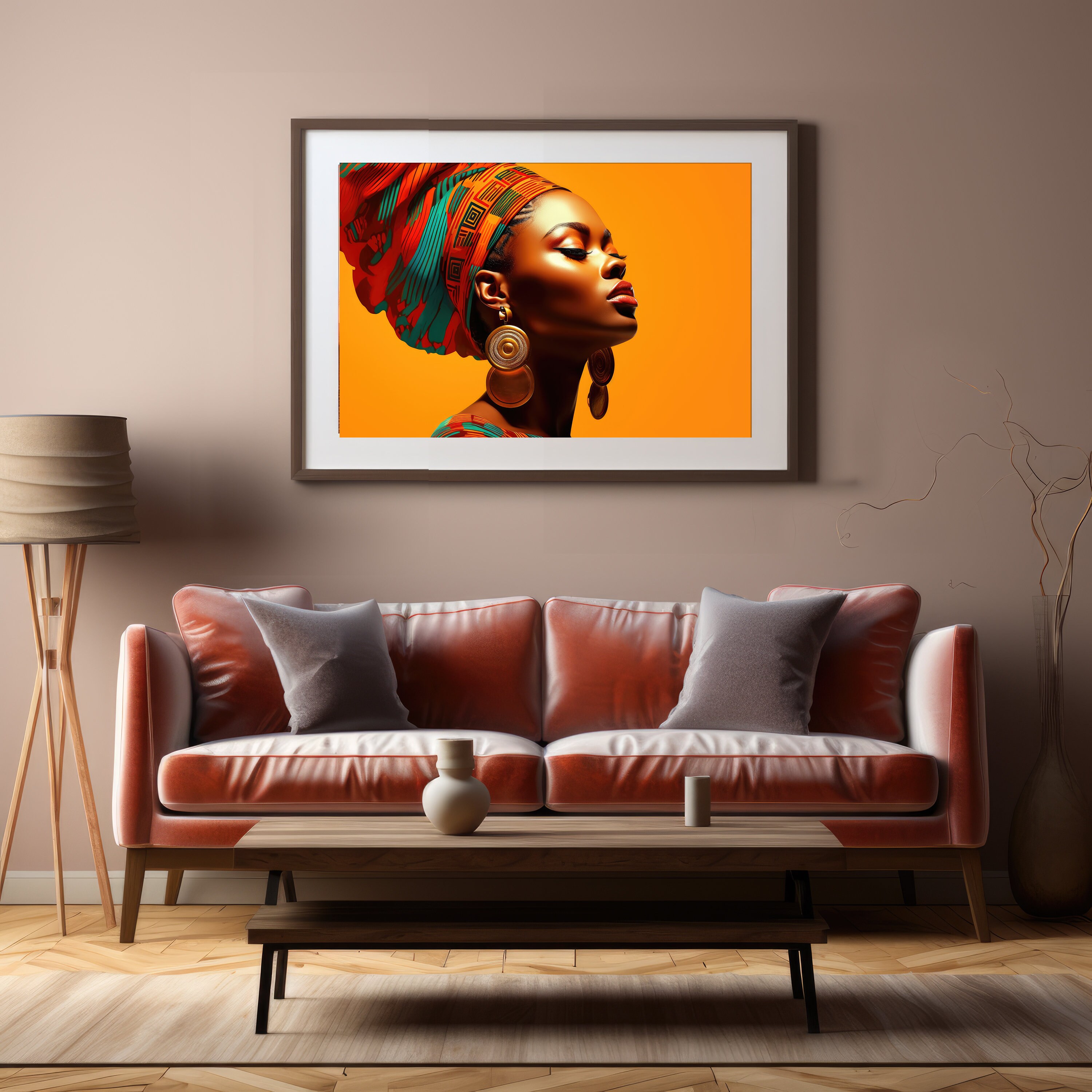 Printable African Woman Wall Art, Printable African Wall Art, African ...