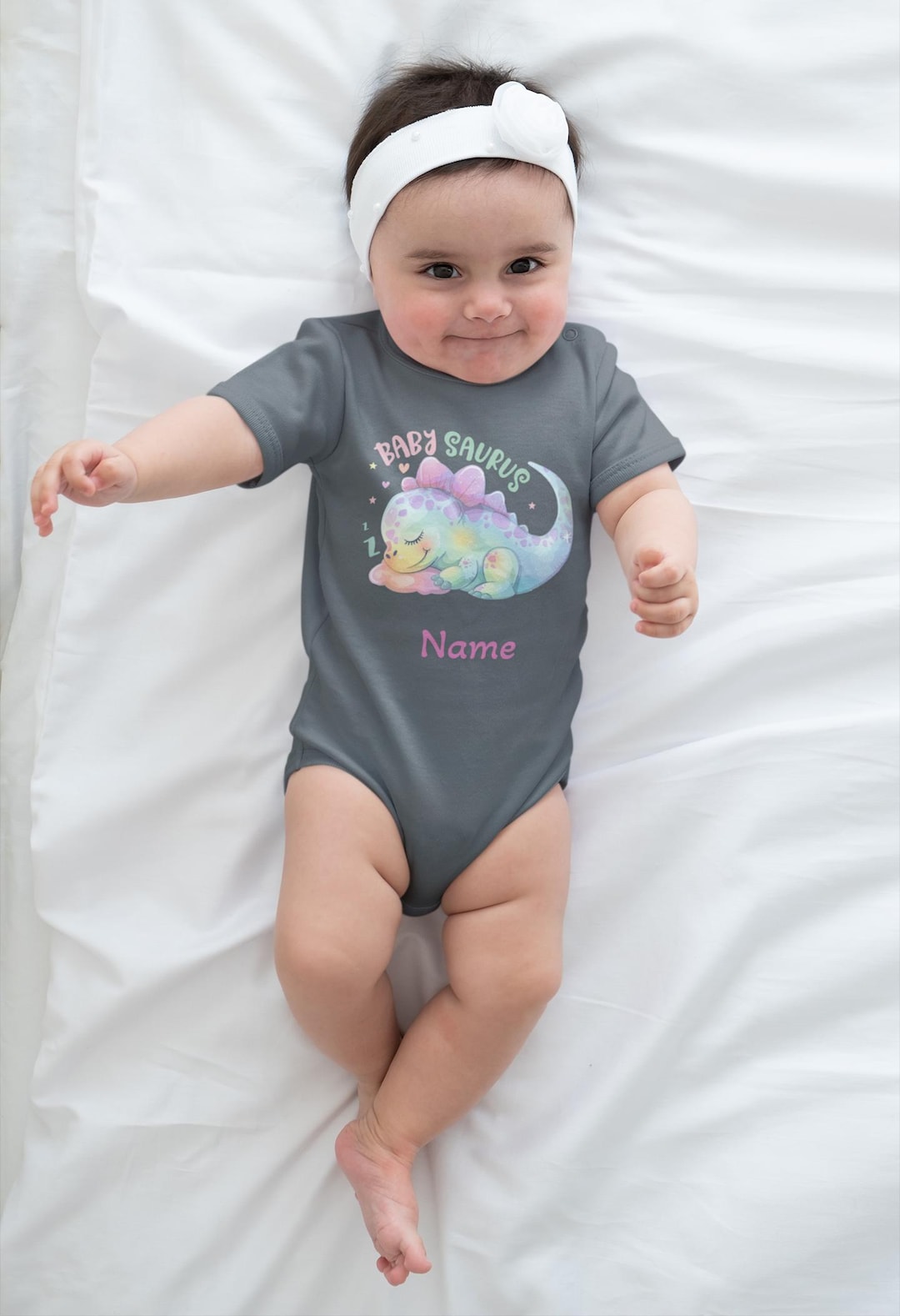 Cute Baby Saurus Bodysuit, Infant Outfit, Baby Shower Gift, Newborn Clothes, Adorable Baby ...