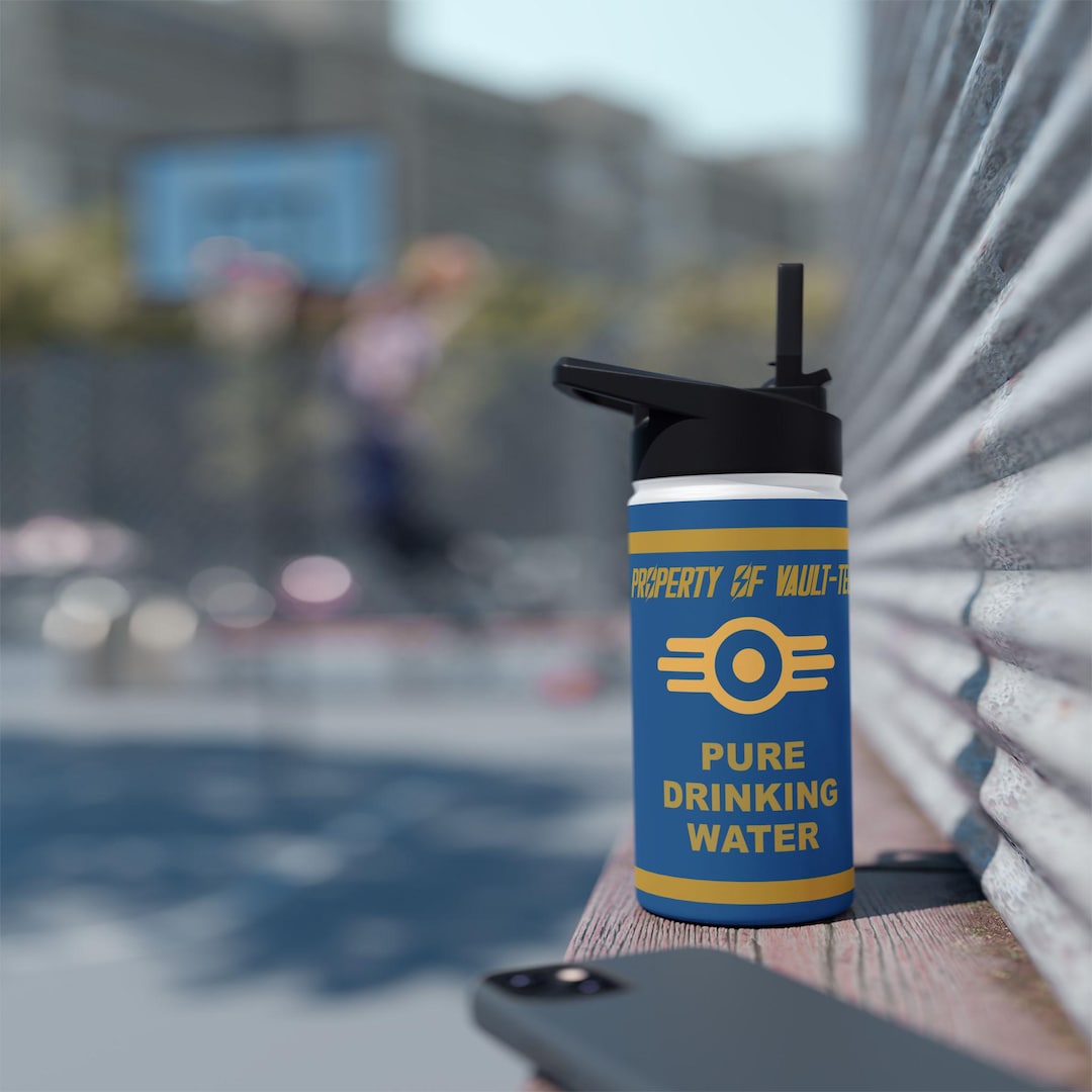 Personalized Fallout Pure Drinking Water Bottle-stainless Steel Water ...