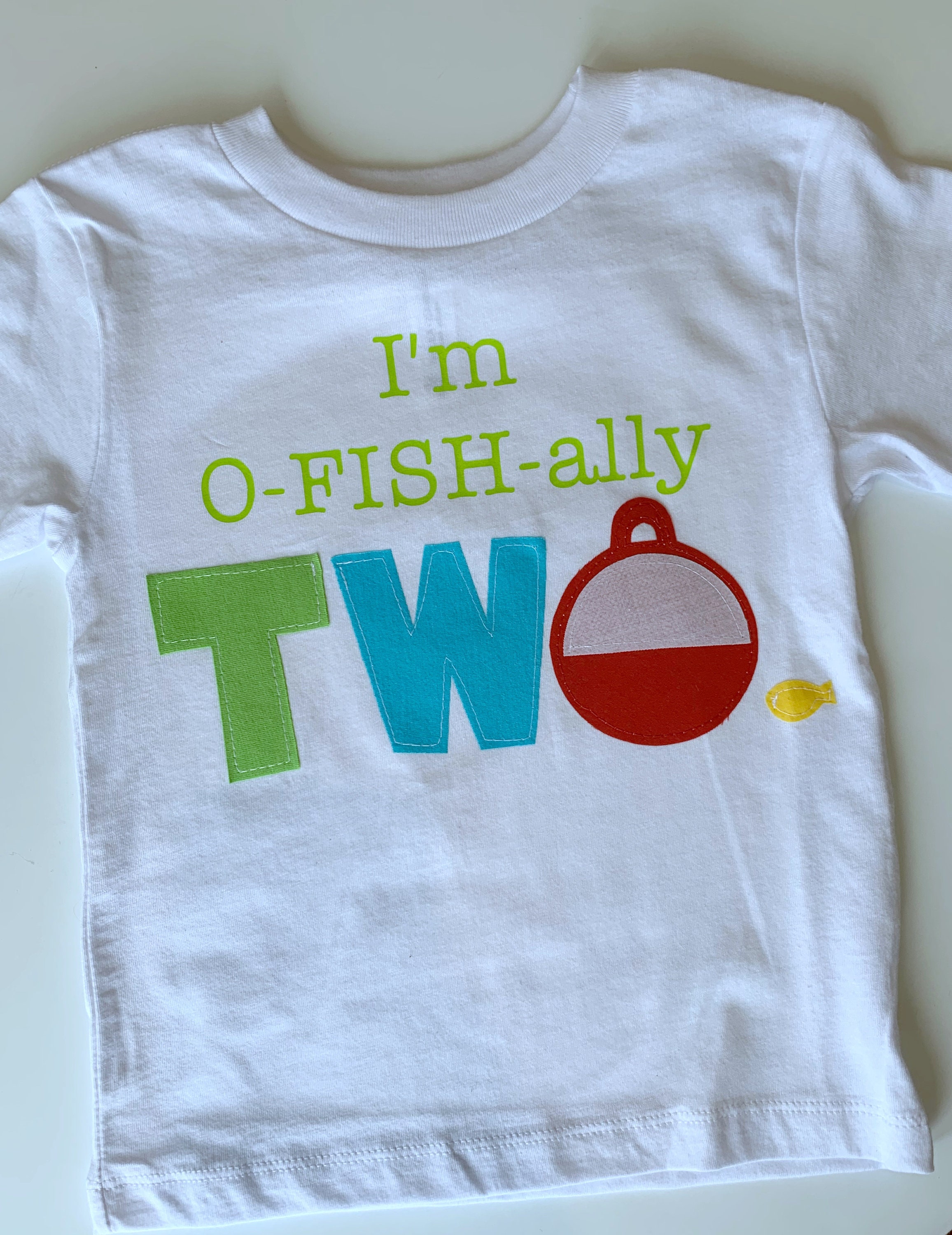 I'm O-FISH-ALLY TWO birthday tee. The big one first | Etsy