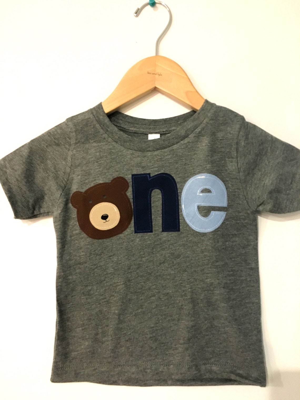 ONE bear beary special little bear birthday shirt wild | Etsy