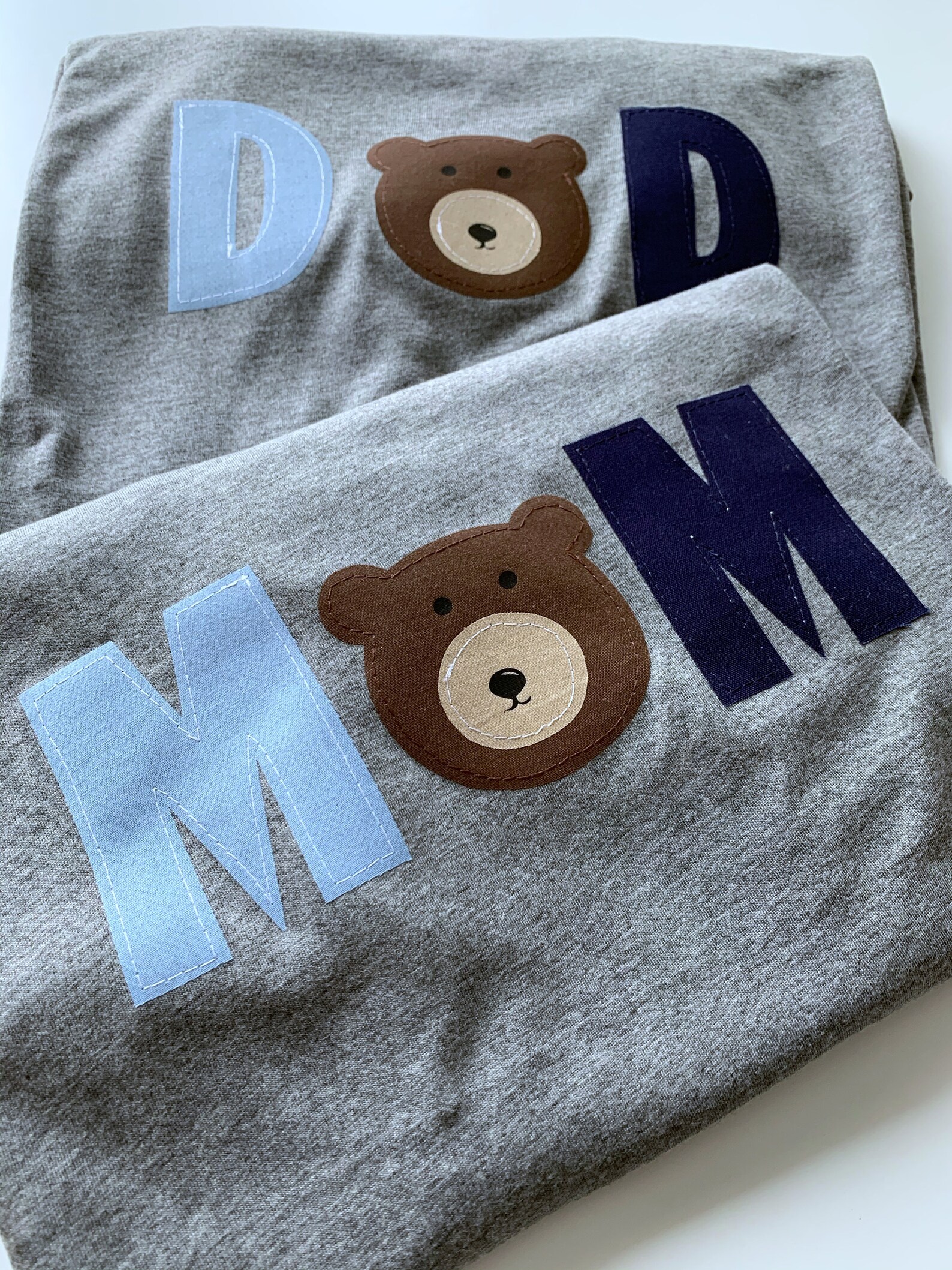 MOM, DAD, Mommy, Daddy or and Custom Name Bear Shirt! Beary Special ...