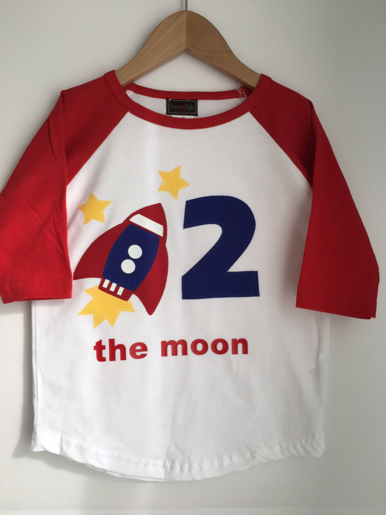 Rocket ship spaced themed second birthday shirt. Two the | Etsy