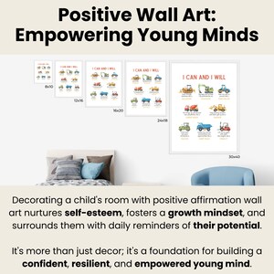 Construction Wall Art Affirmations Construction Trucks Decor for ...