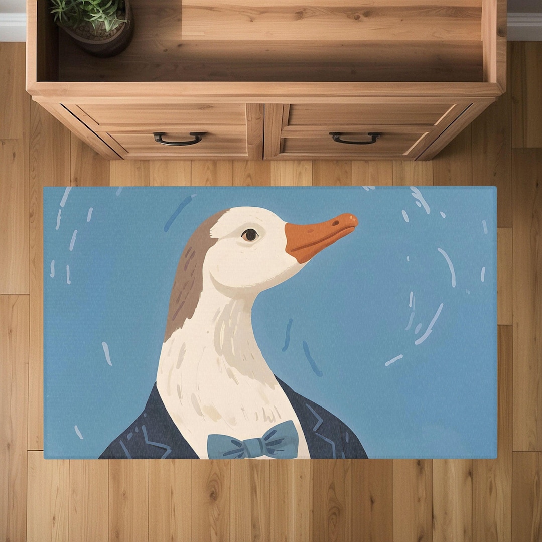 Goose Rug for Nursery and Kids Rooms, Goose Theme Decor, Rug for Kids ...