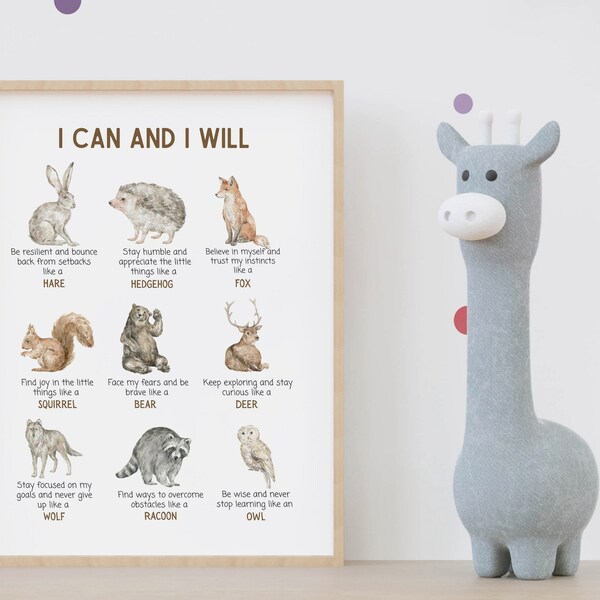 Woodland Wall Art - Etsy