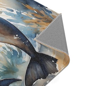 Dolphin Rug for Nursery and Kids Rooms, Ocean Theme Decor, Rug for Kids ...