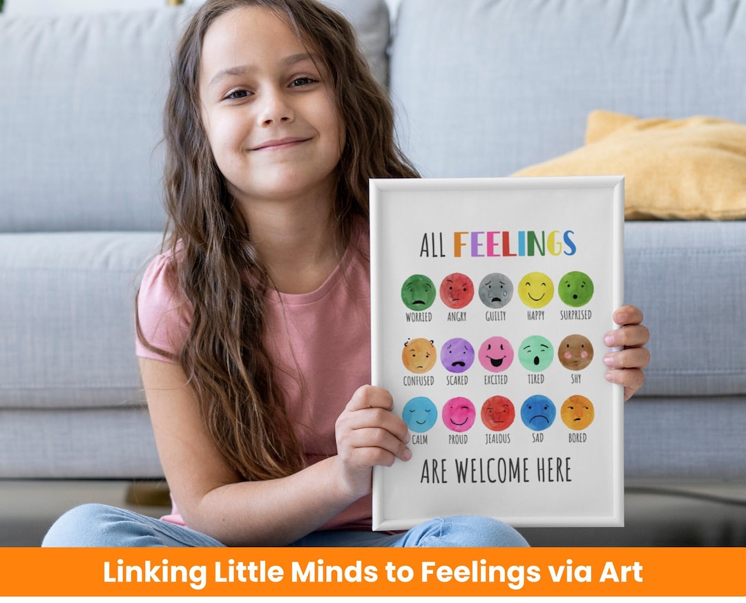 Feelings Wall Art, Calming Techniques, Calming Corner, Emotions Chart ...