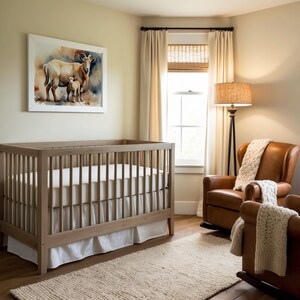 Goat Wall Art for Nursery and Kids Rooms, Goat Wall Decor, Poster for ...