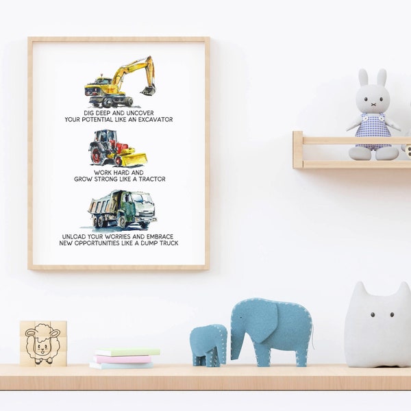 Construction Nursery - Etsy