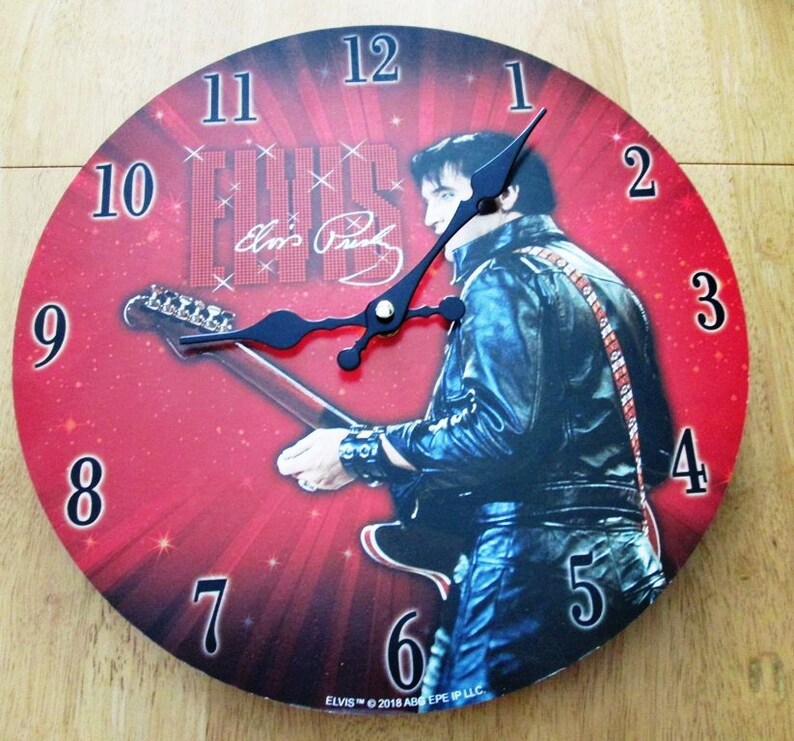 ELVIS PRESLEY 68 Comeback Special Wall Clock. - Etsy UK