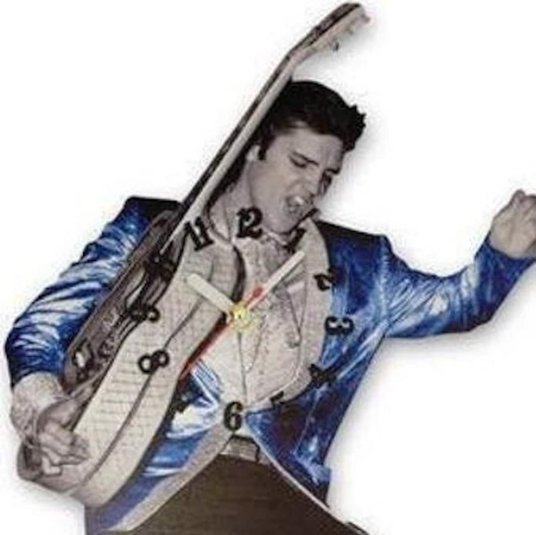 ELVIS PRESLEY Swinging Legs Wall Clock With Blue Suede Shoes - Etsy