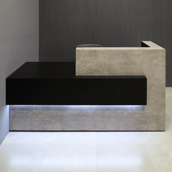 Industrial Reception Desk - Etsy