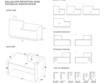 Ada Reception Desk Dimensions