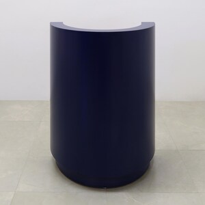 Handmade Lima Round Podium Desk | Custom Restaurant Host Desk - Etsy