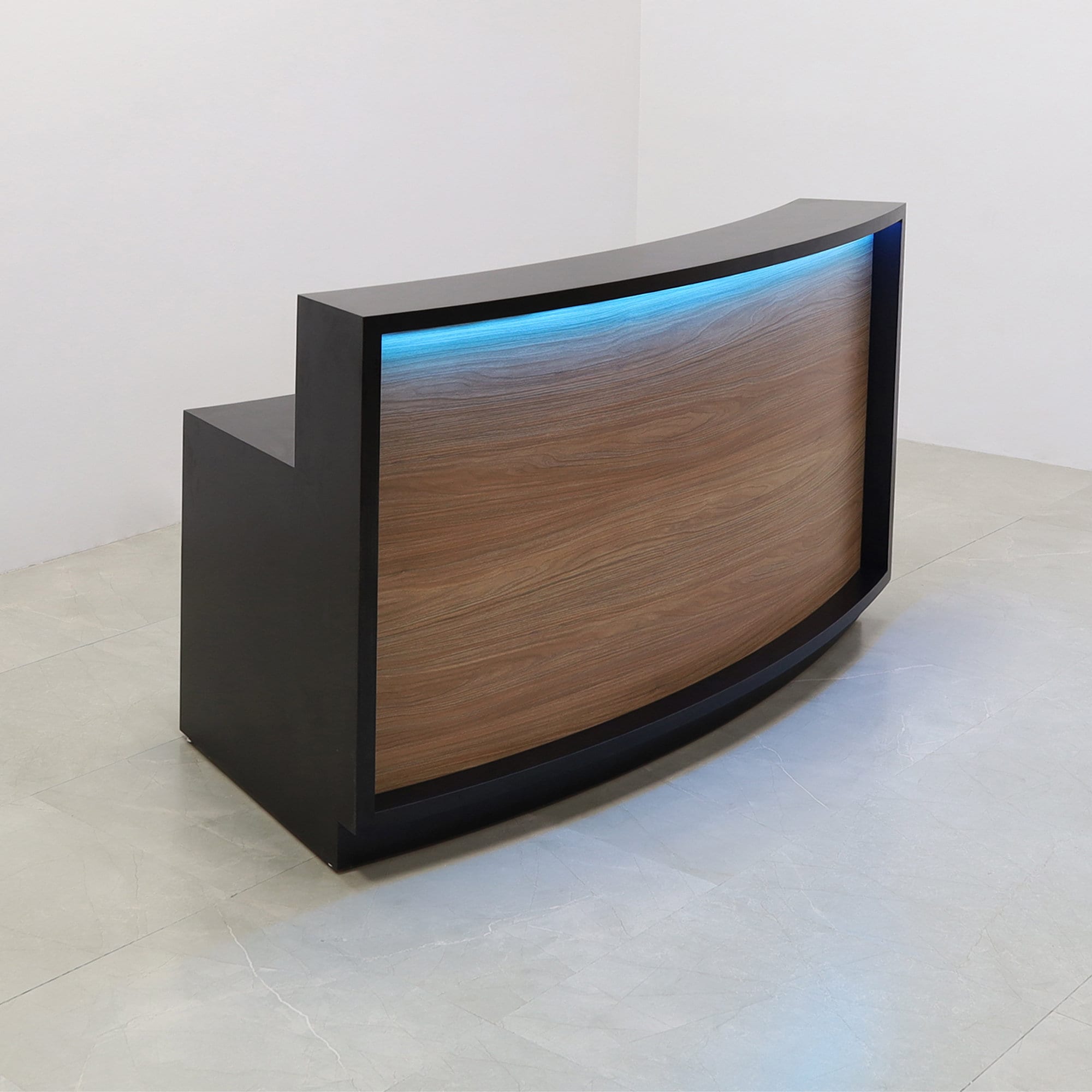 Modern Curved Reception Counter Design