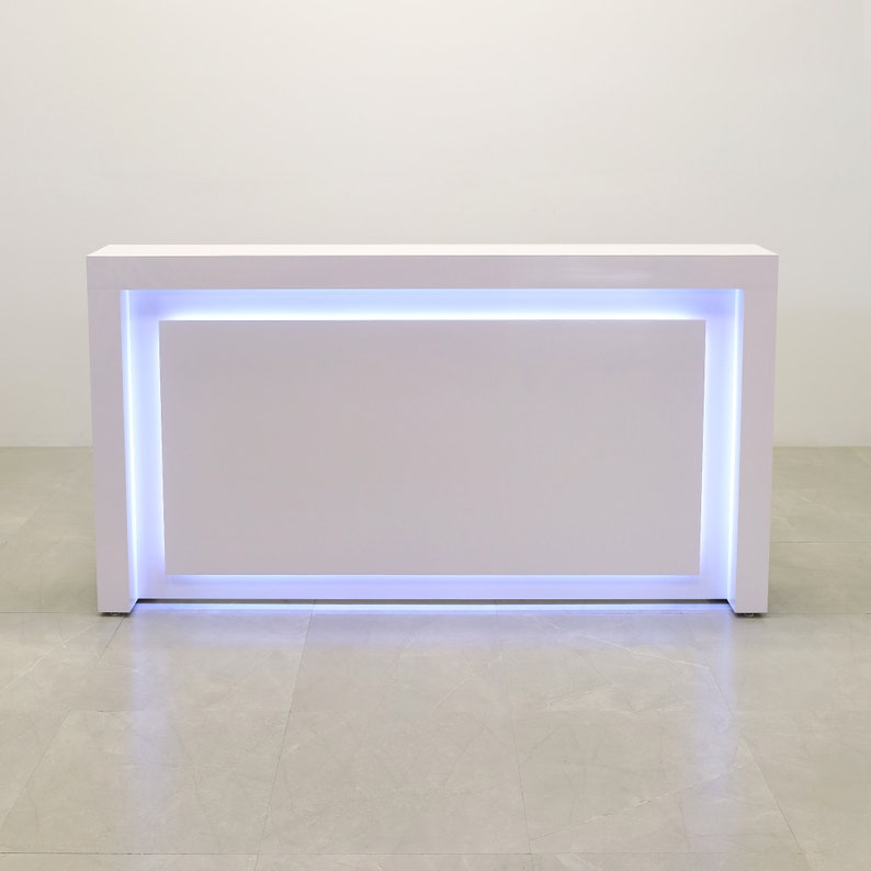 Custom Modern Reception Desk New York Straight Desk - Etsy