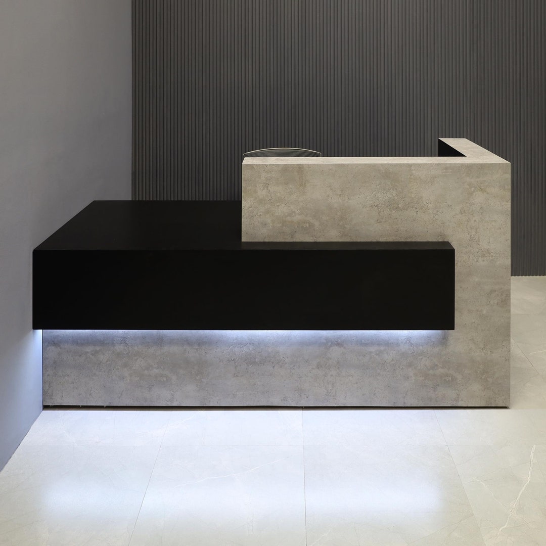 Atlanta Custom Reception Desk | Modern Design, 60-90", Durable ...