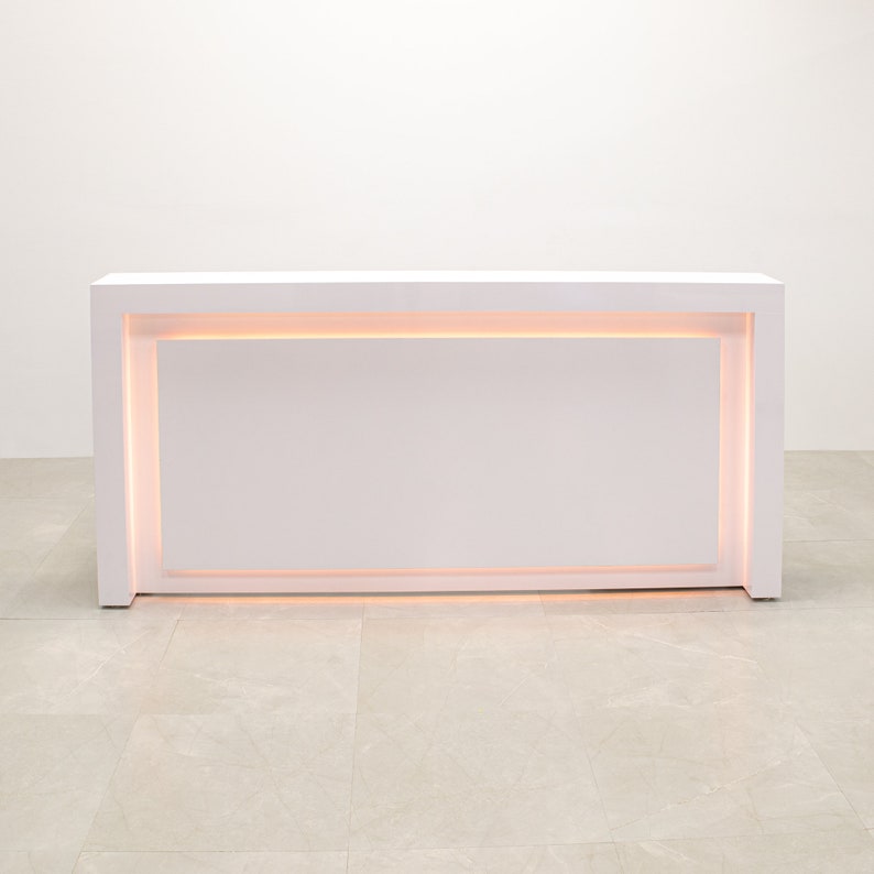 Custom Modern Reception Desk New York Straight Desk - Etsy