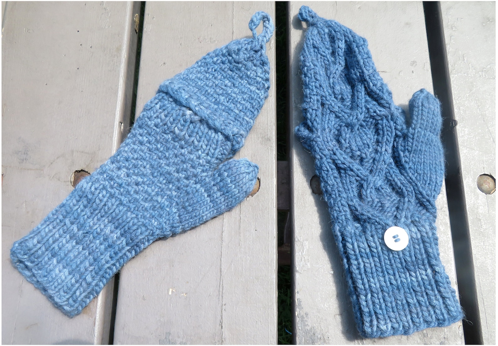 Knitting Pattern: Aran Weight Convertible Mittens -- Instant PDF ...