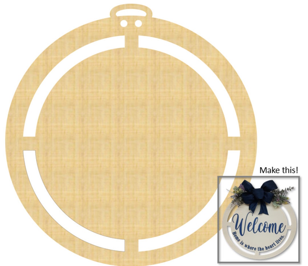 Round Door Sign | Circle Door Sign | Round Door Wreath | Circle Front ...