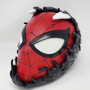 Spider-man Becoming Venom Helmet 3D Printed Raw or Painted - Etsy