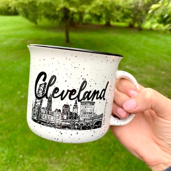 Cleveland Skyline - Etsy