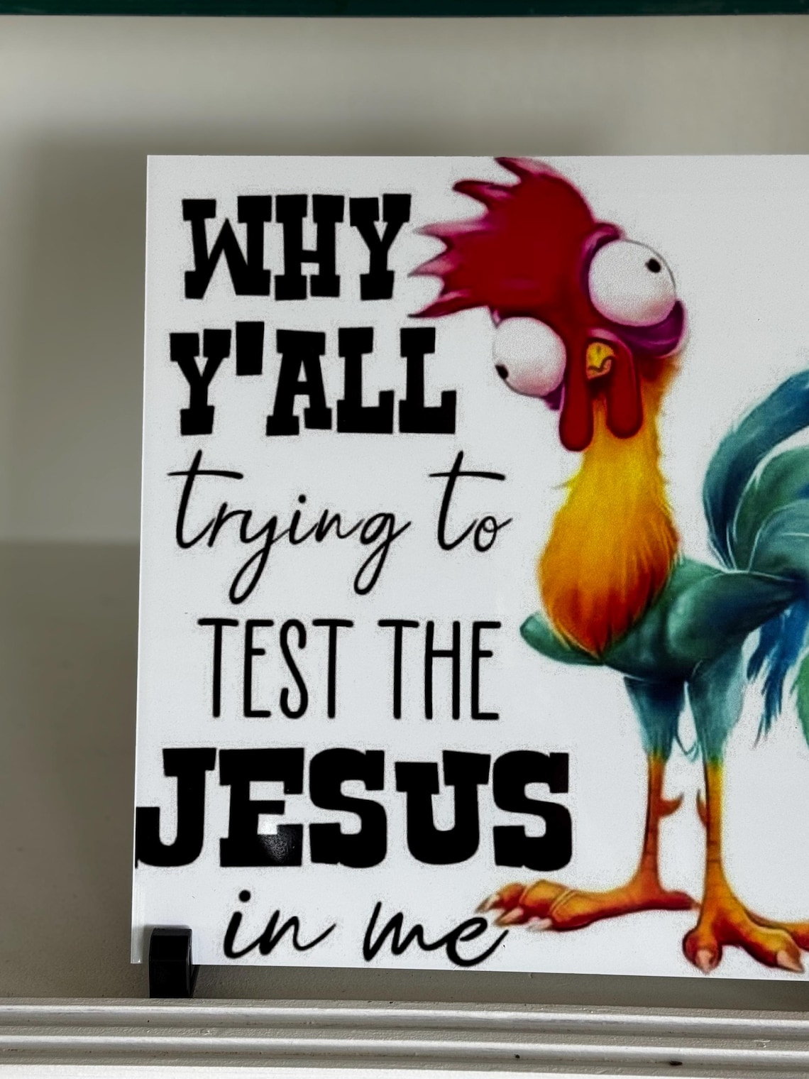 Jesus Sign, Rooster Sign - Etsy