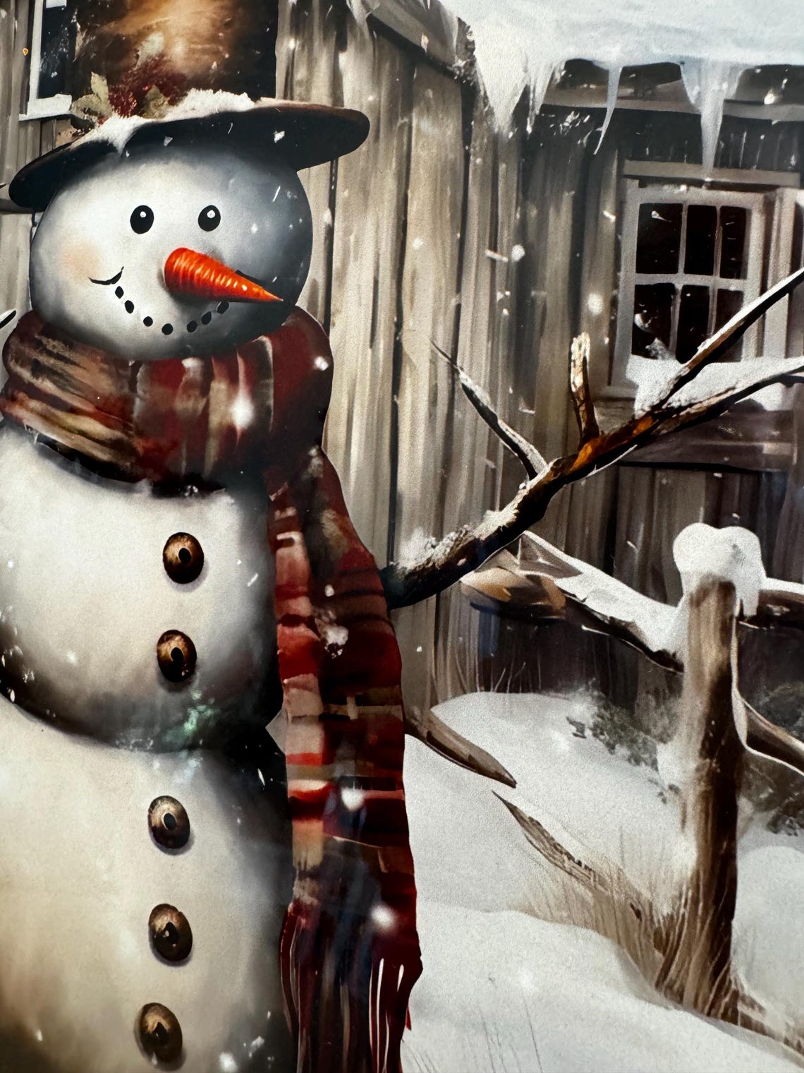 Rustic Snowman Metal Sign, Snowman Sign, Winter Sign, Wreath Attachment ...