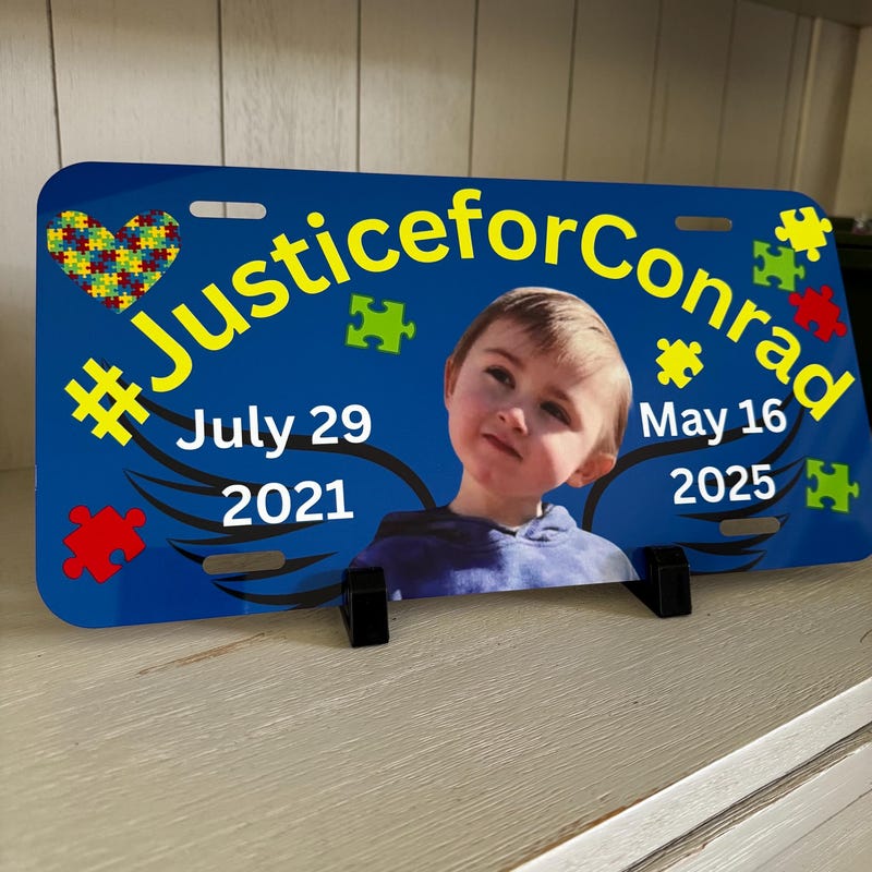 Autism License Plate Car - Etsy