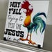 Jesus Sign, Rooster Sign - Etsy