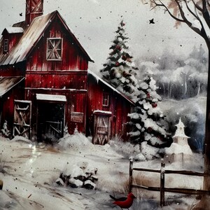 Barn Sign, Winter Barn Sign, Holiday Barn Decor, Wreath Attatchment ...